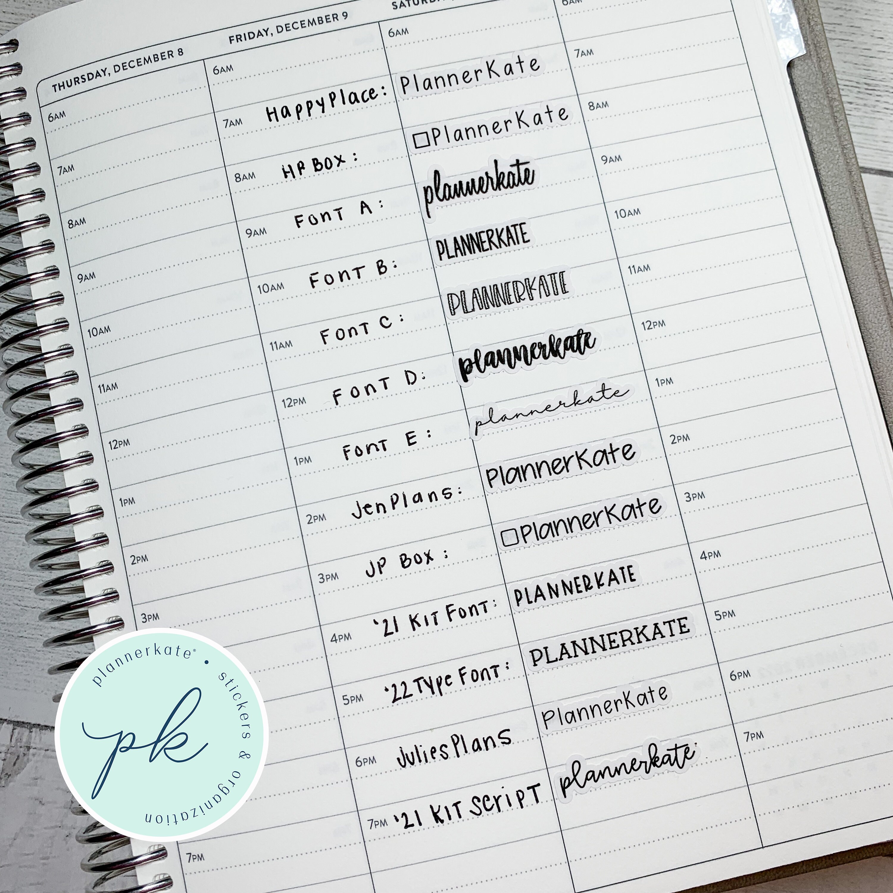 Paper, Party & Kids JuliesPlans CUSTOM Script Planner Stickers Julie ...