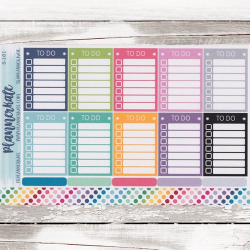 Custom Color Monthly Budget Tracker Stickers for Erin Condren | Etsy