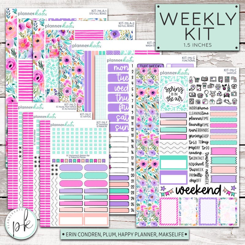 PlannerKate1 - Etsy