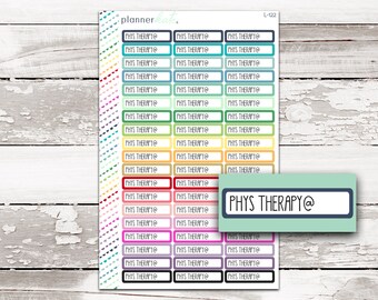 Physical Therapy Planner Stickers for Use With Erin Condren - Etsy