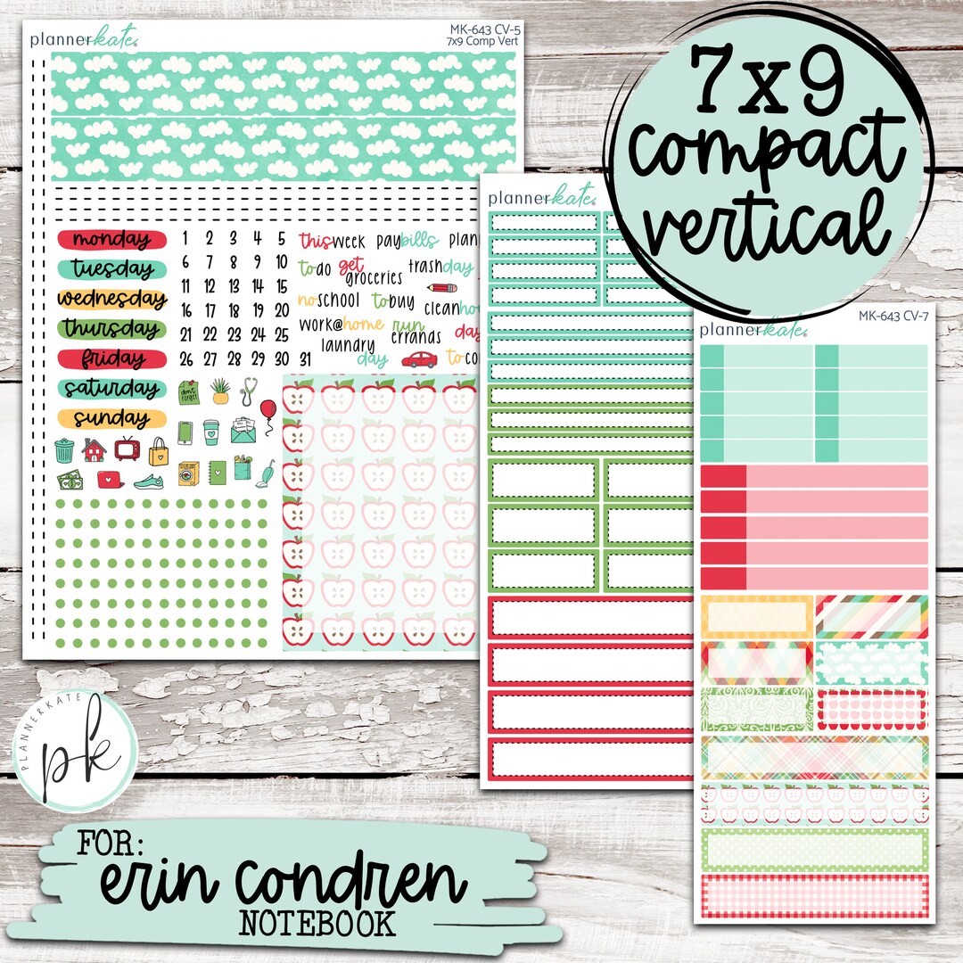 MK-643 CV - EC 7x9 'cyo' Compact Vertical || "a is for Apple" Week - Etsy