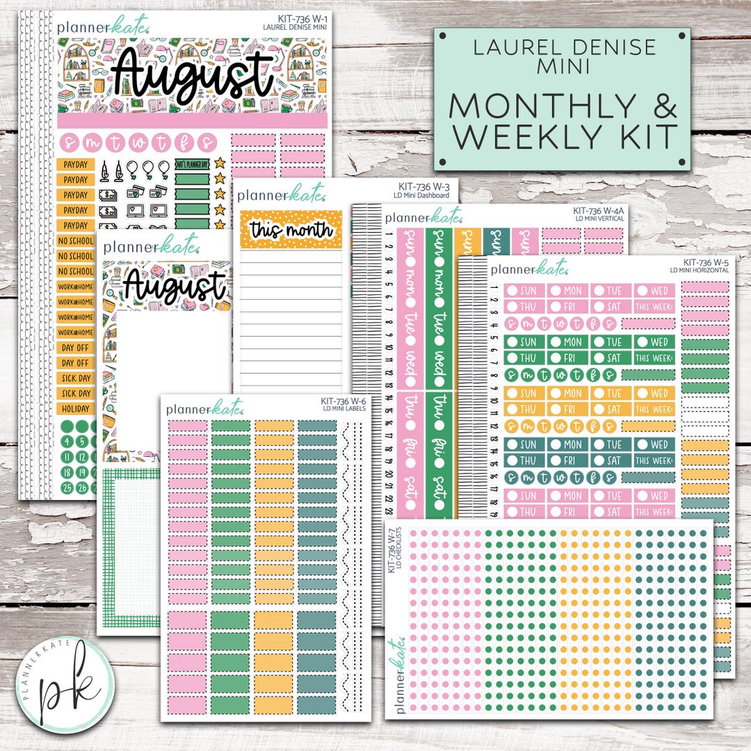 KIT-736 W - Laurel Denise Mini || "bookworm" - Etsy