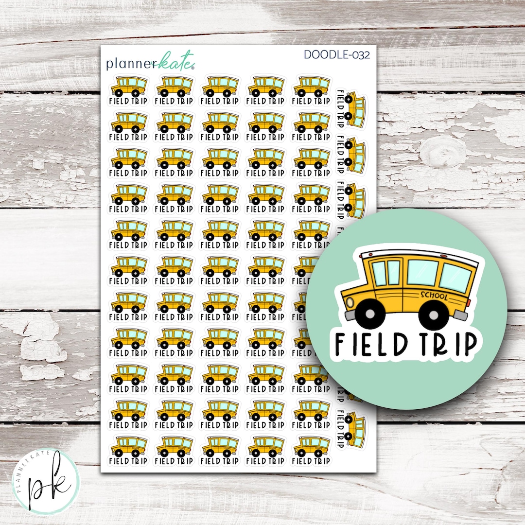 DOODLE-32 || Field Trip Doodle Stickers - Etsy