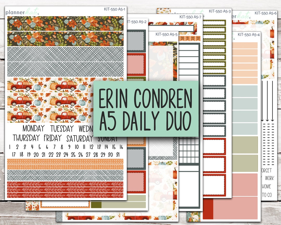 50% Off KIT-550 EC A5 Daily Duo to the Orchard A5 Daily Duo Kit - Etsy