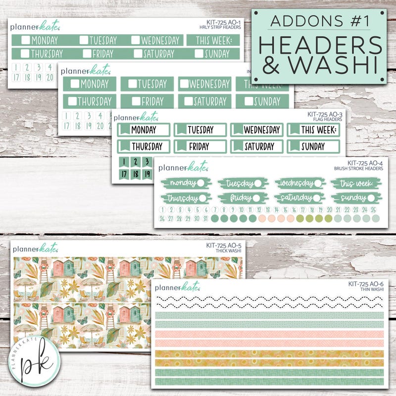 June Headers - Etsy