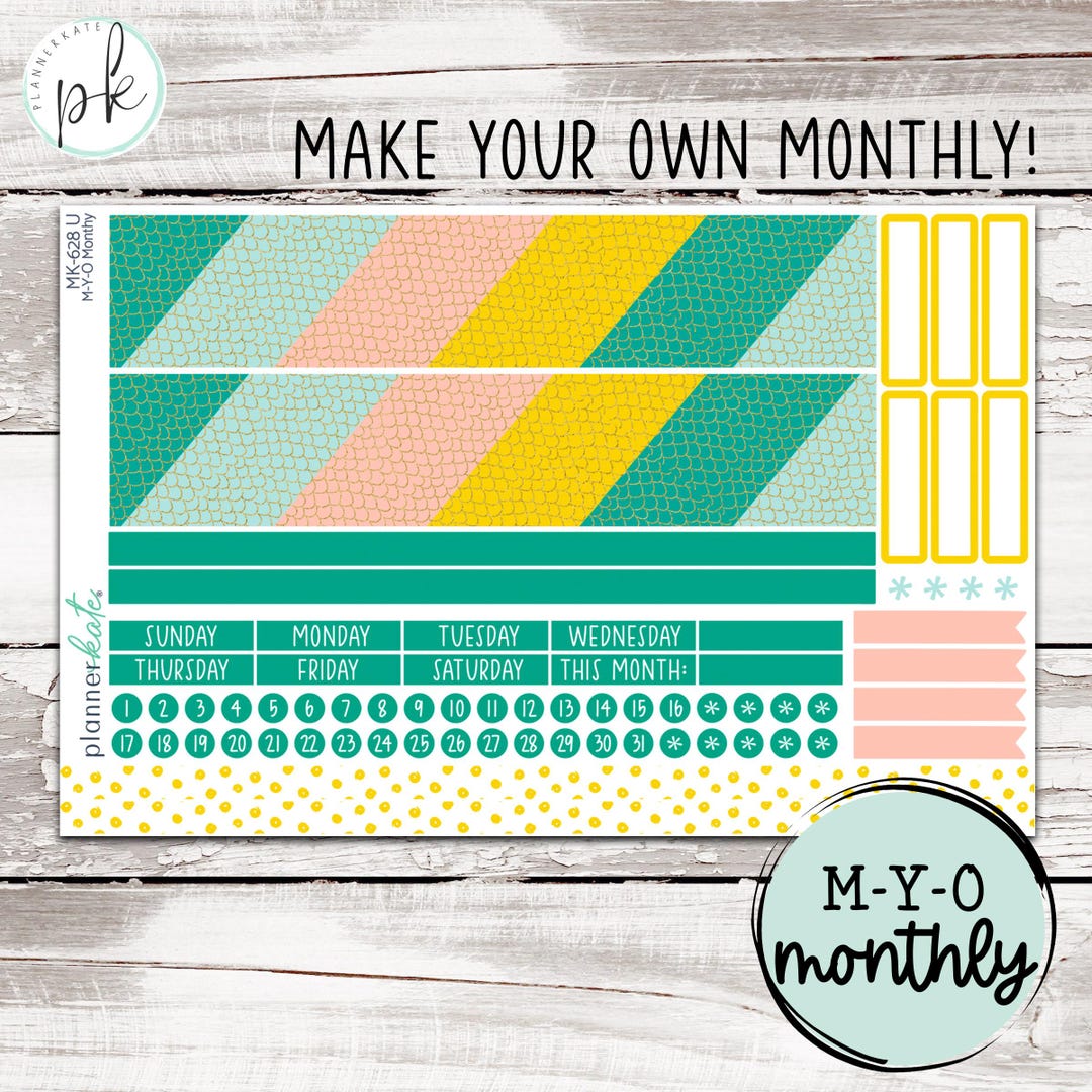 50% Off! MK-628 U - "make Your Own" Monthly Kit || "mermaids" - Etsy