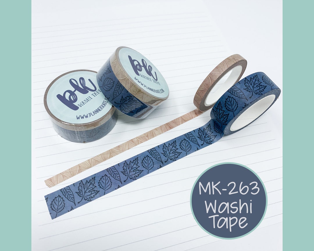MK-263 Washi Tape 15mm & 6mm Set Sweater Weather - Etsy