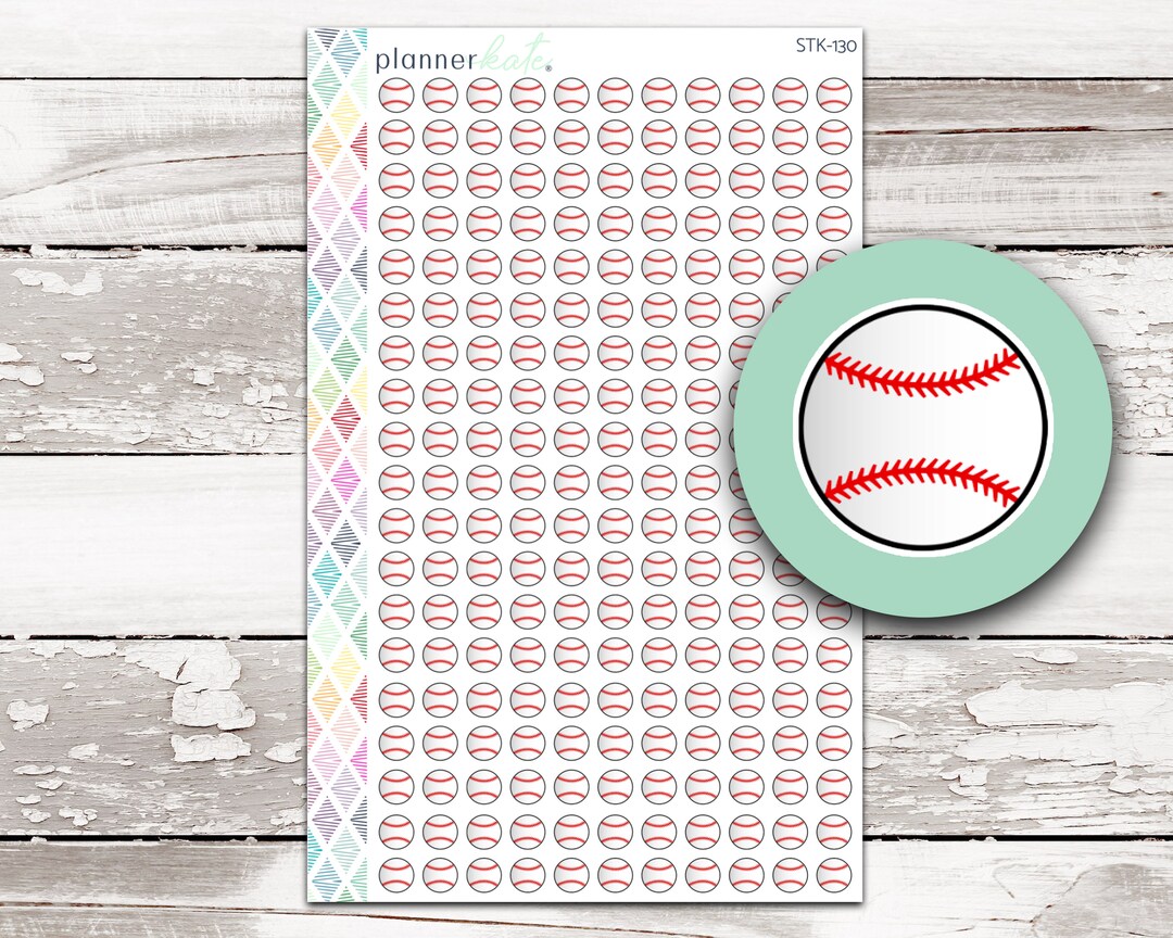 STK-130 || BASEBALL Planner Stickers - Etsy