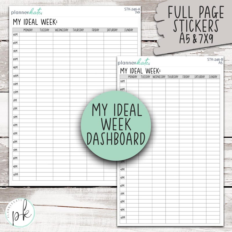 My Sticker Calendar 2026 - Etsy