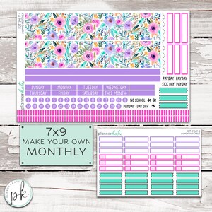 KIT-715 Y - 7x9 "make Your Own" Monthly Kit || "pretty in Purple" - Etsy