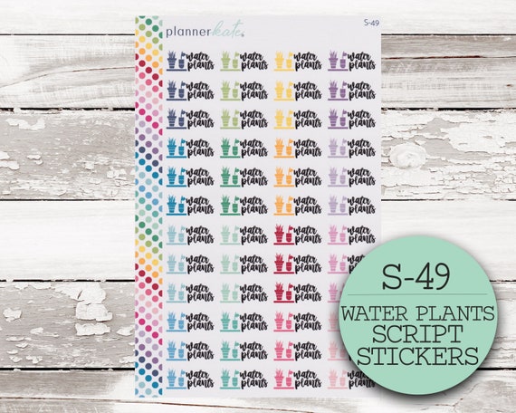 Scrapbooking Water Plant Planner Stickers Paper, Party & Kids Craft ...