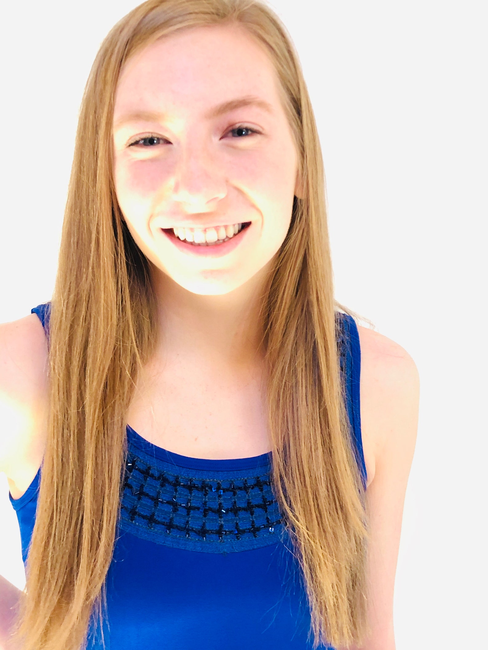 Size Small Women's Royal Blue Sundress With Beaded Tank & - Etsy