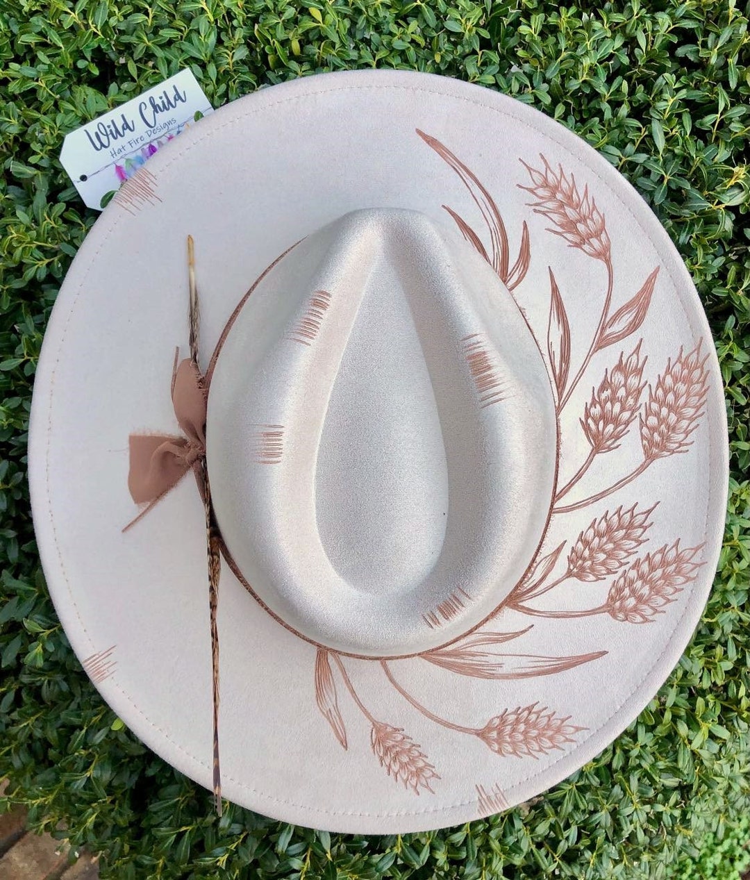 Tumbleweed - Authentic Hand Burned Hat, Wild Child, Wheat, Best Seller ...