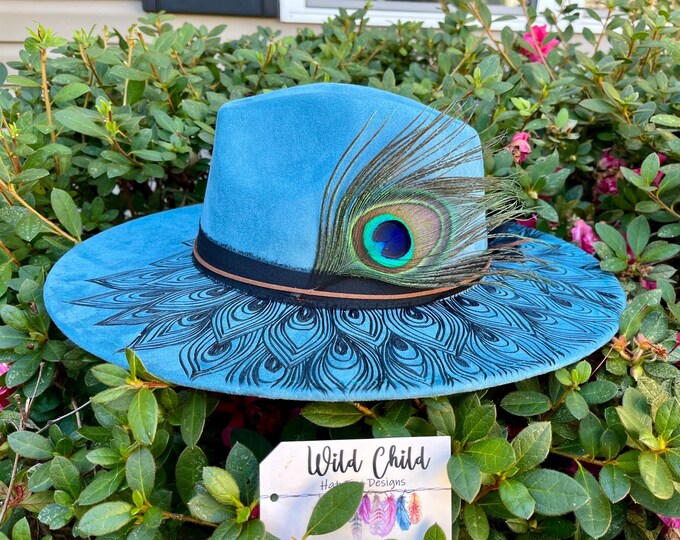 Hot Pink Kentucky Derby Hat With Rose and Peacock Feather,ready to Ship ...