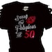 50th Birthday Party Tee, Limited Edition Birthday 1975 Shirt, Custom ...