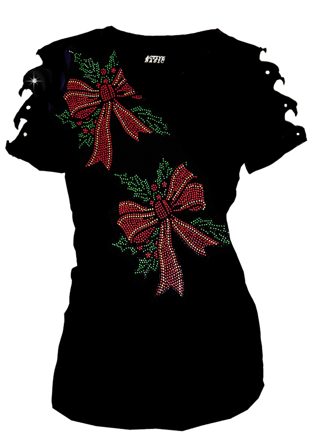 Womens Tops Shirts Bling Bling, Cute & Unique Merry Christmas ...