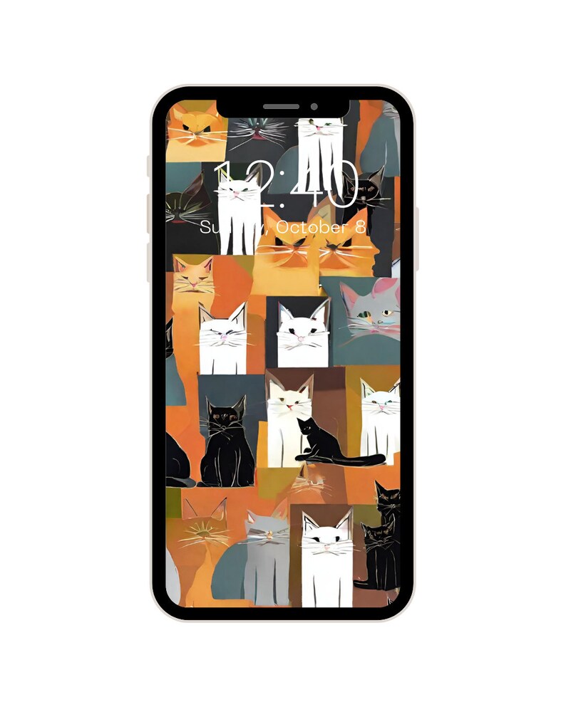 Cursed Cat Collage Phone Backgrounds, Cursed Cat Collage, Cursed AI ...