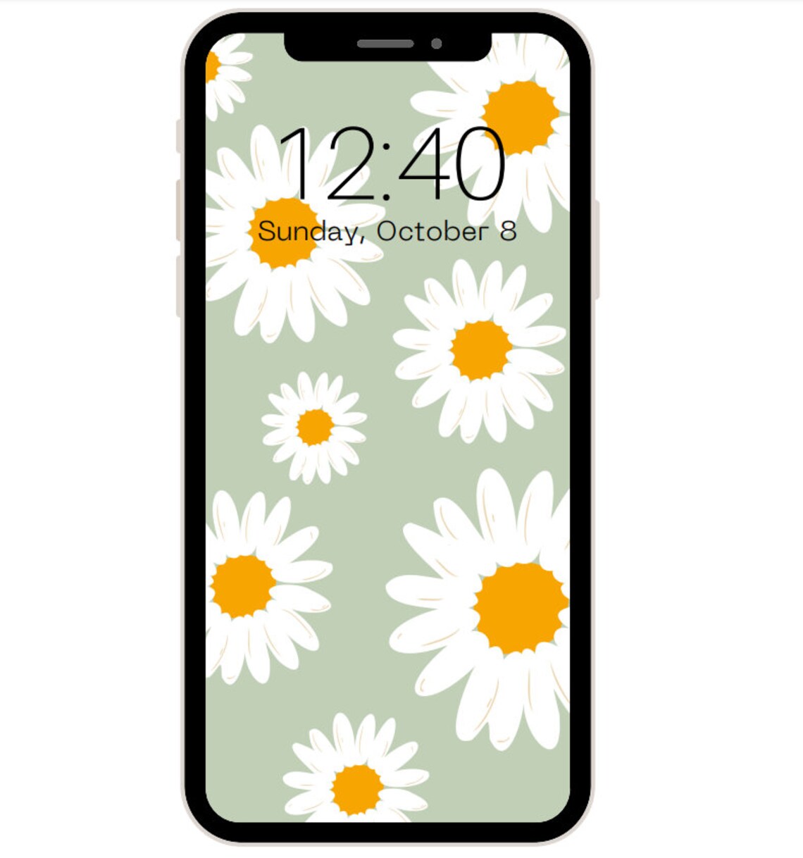 Daisy Phone Background, Phone Background, iPhone Background, Daisy ...