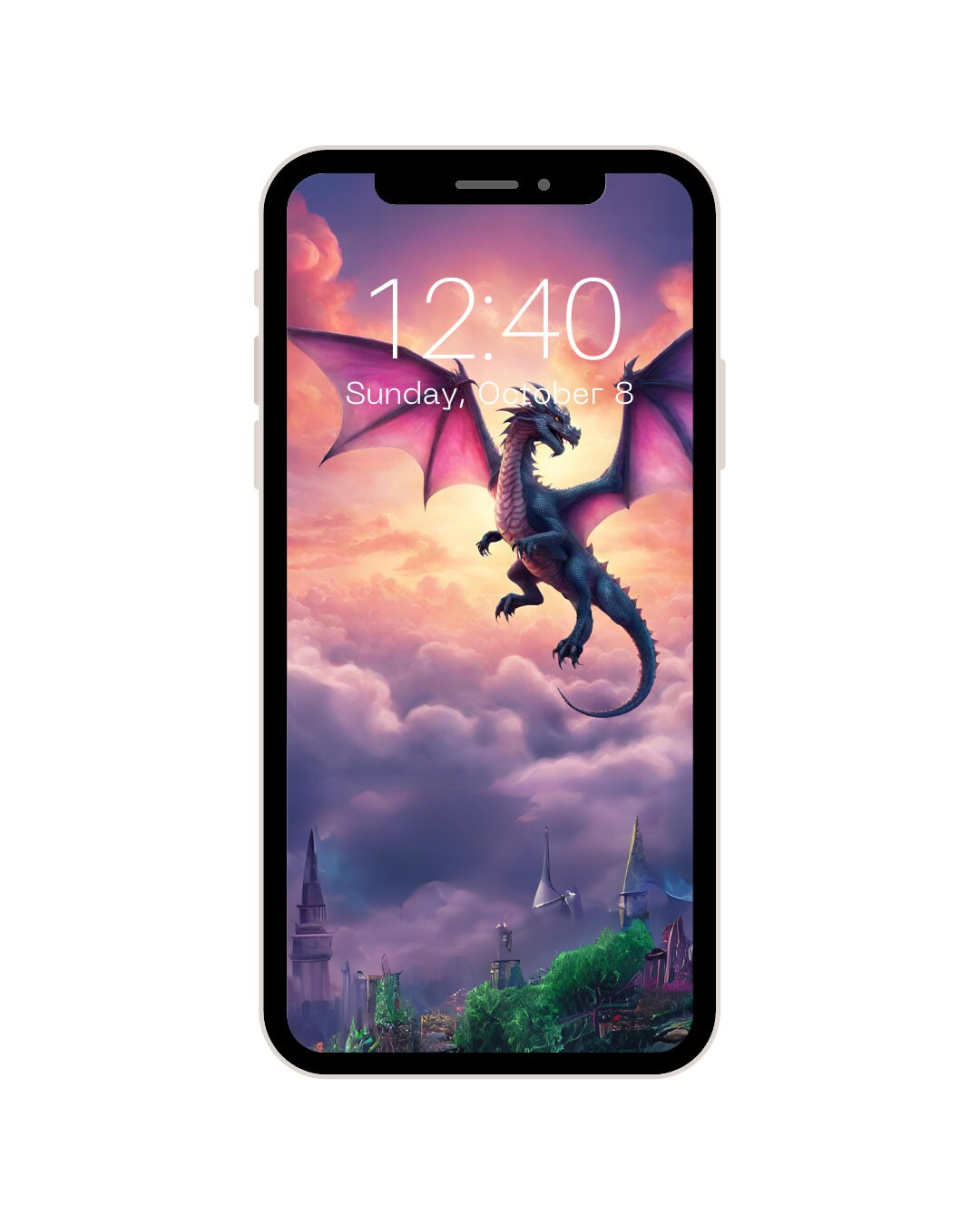 Dragon Phone Background, Fantasy Dragon Phone Background, Dragons ...