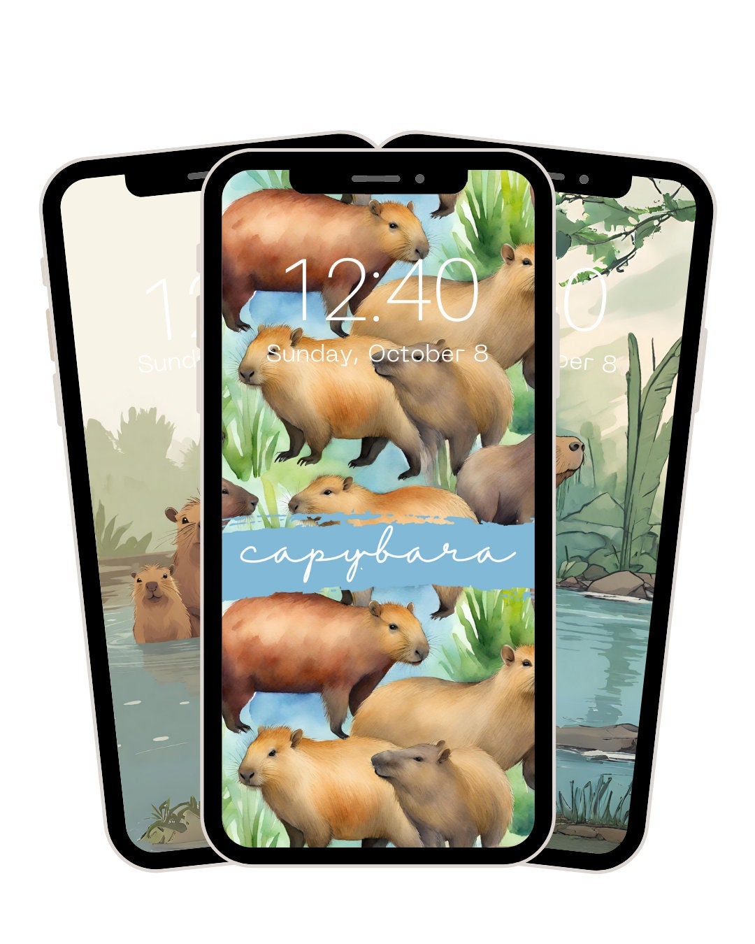 Capybara Phone Backgrounds, Capybara Phone Background, Capybara, Phone ...
