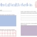 Mental Health Check In, Mental Health Planner, Digital Download ...