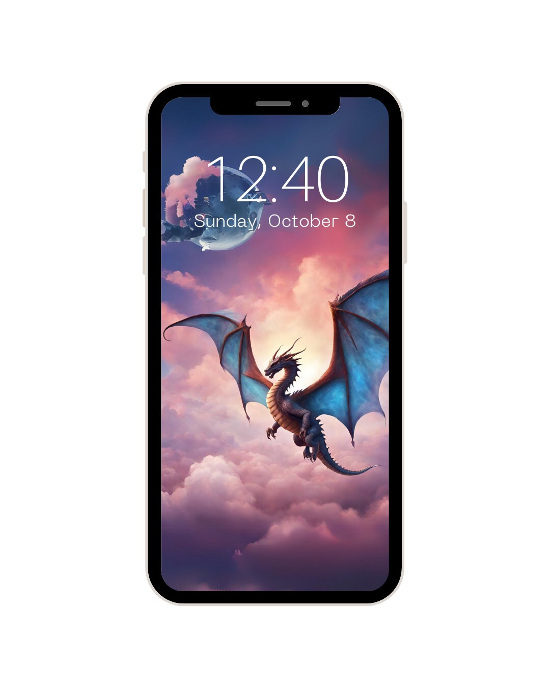 Dragon Phone Background, Fantasy Dragon Phone Background, Dragons ...