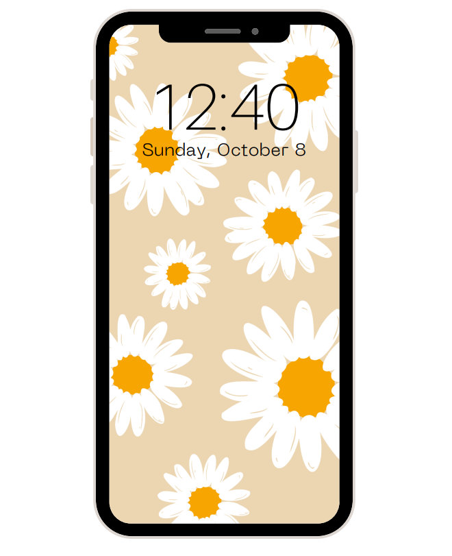 Daisy Phone Background, Phone Background, iPhone Background, Daisy ...