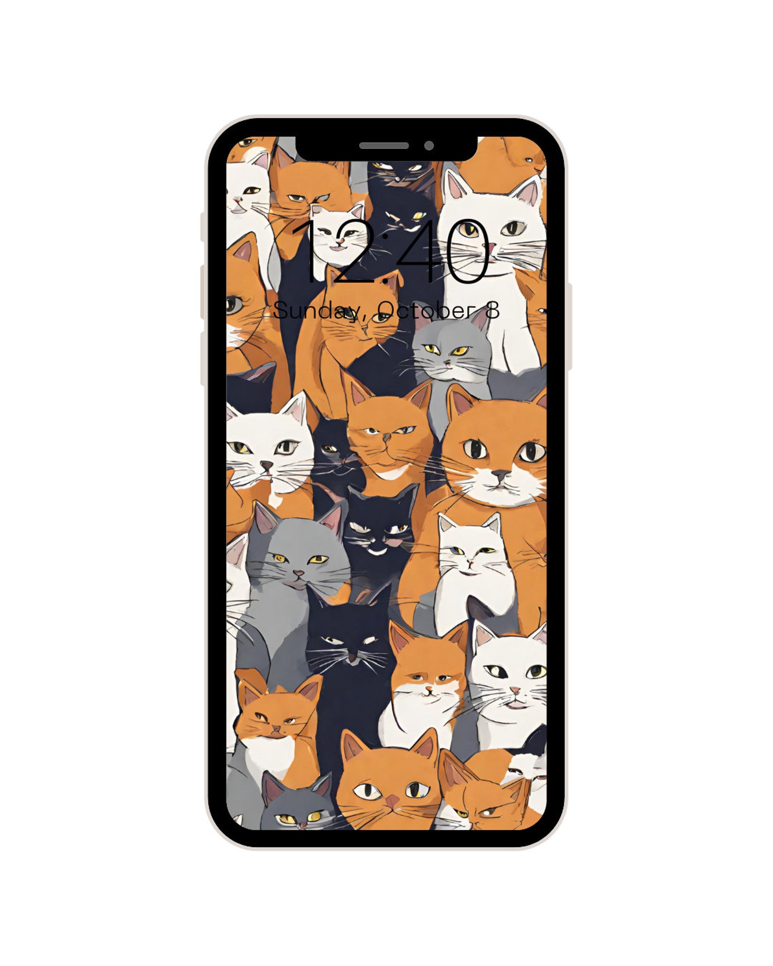 Cat Collage Phone Backgrounds, Cat Collage, Cat, Cat Phone Background ...