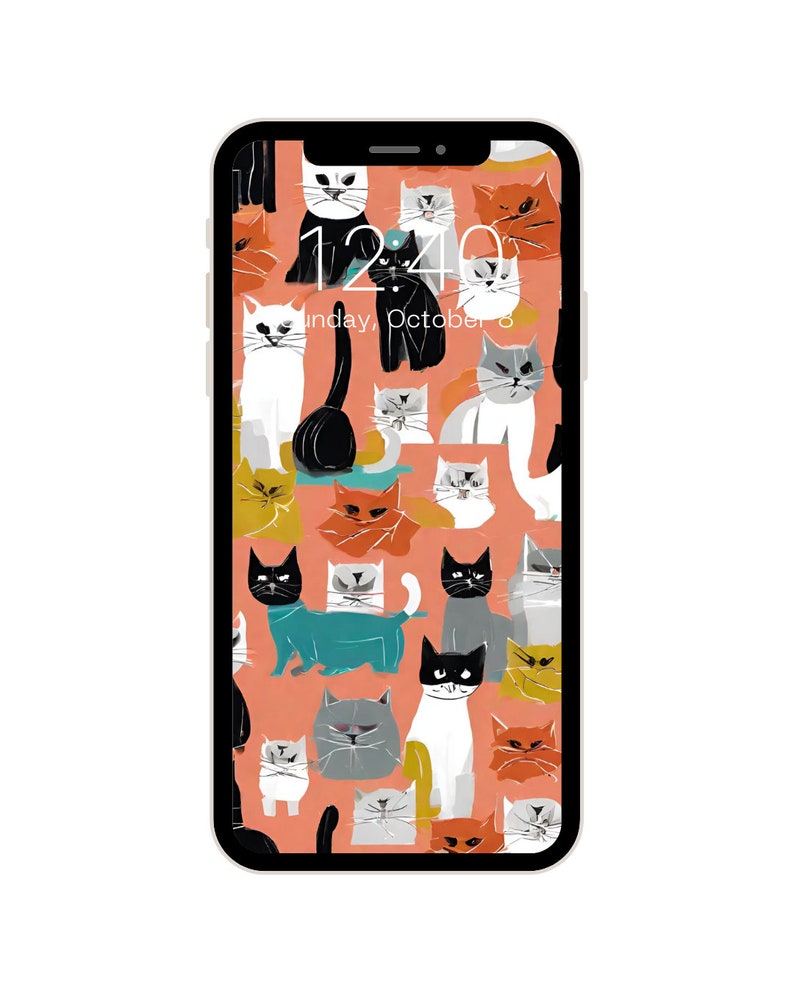 Cursed Cat Collage Phone Backgrounds, Cursed Cat Collage, Cursed AI ...