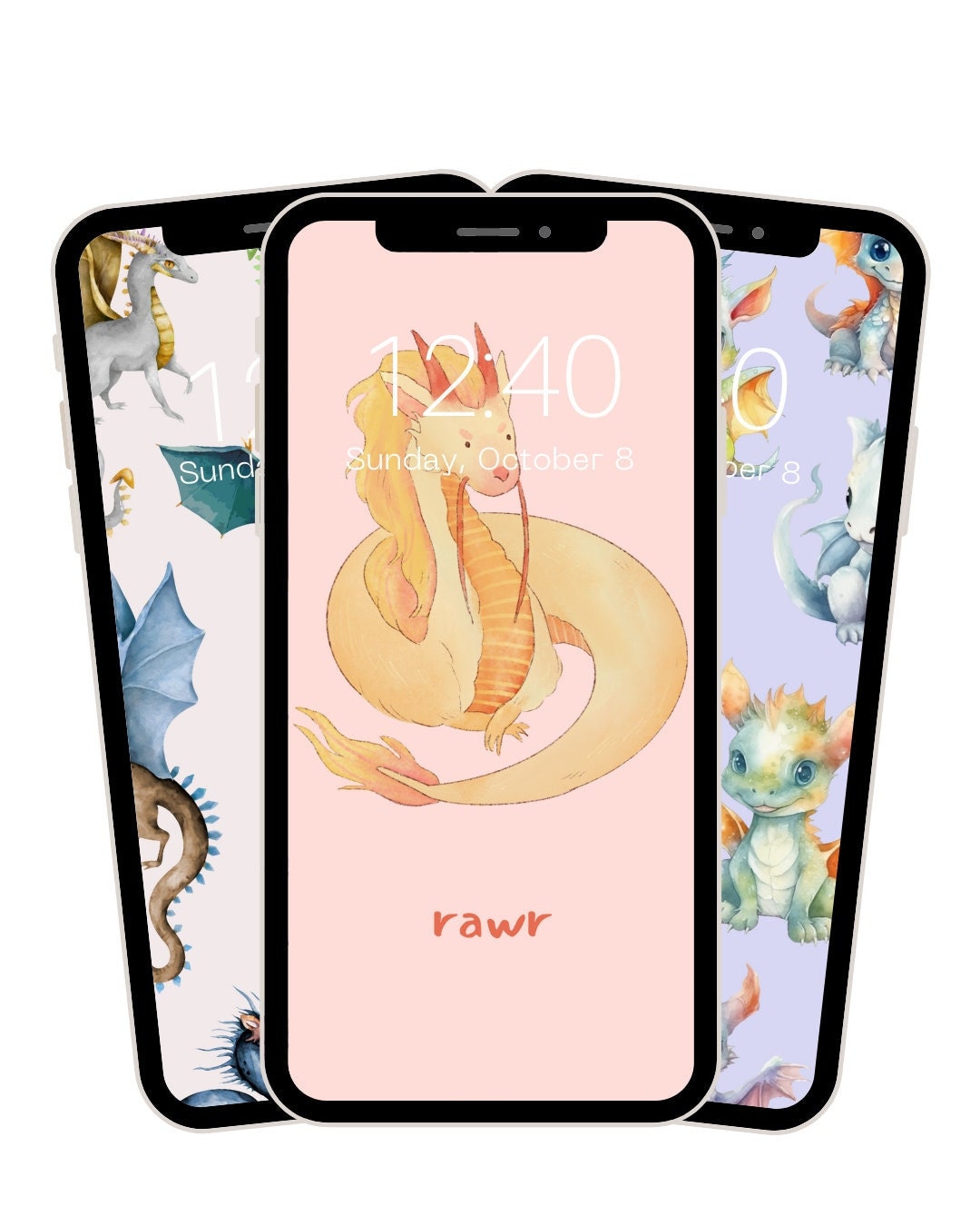 Dragon Phone Backgrounds, Fantasy Dragon Phone Background, Dragons ...