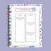 Teacher Planner, Academic Planner for Teachers, Pastel Science Doodles ...