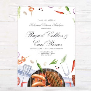 Printed Welcome Sign: Casual BBQ Welcome Sign - Etsy