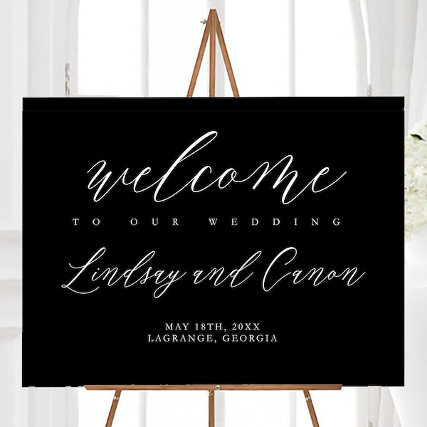 Black and White Outdoor Welcome Signs - Etsy