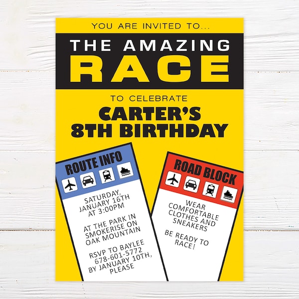 Amazing Race - Etsy