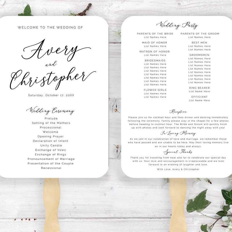 Wedding Fans - Etsy