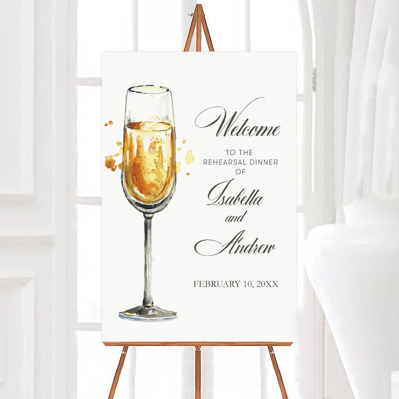 Rehearsal Dinner Sign - Etsy