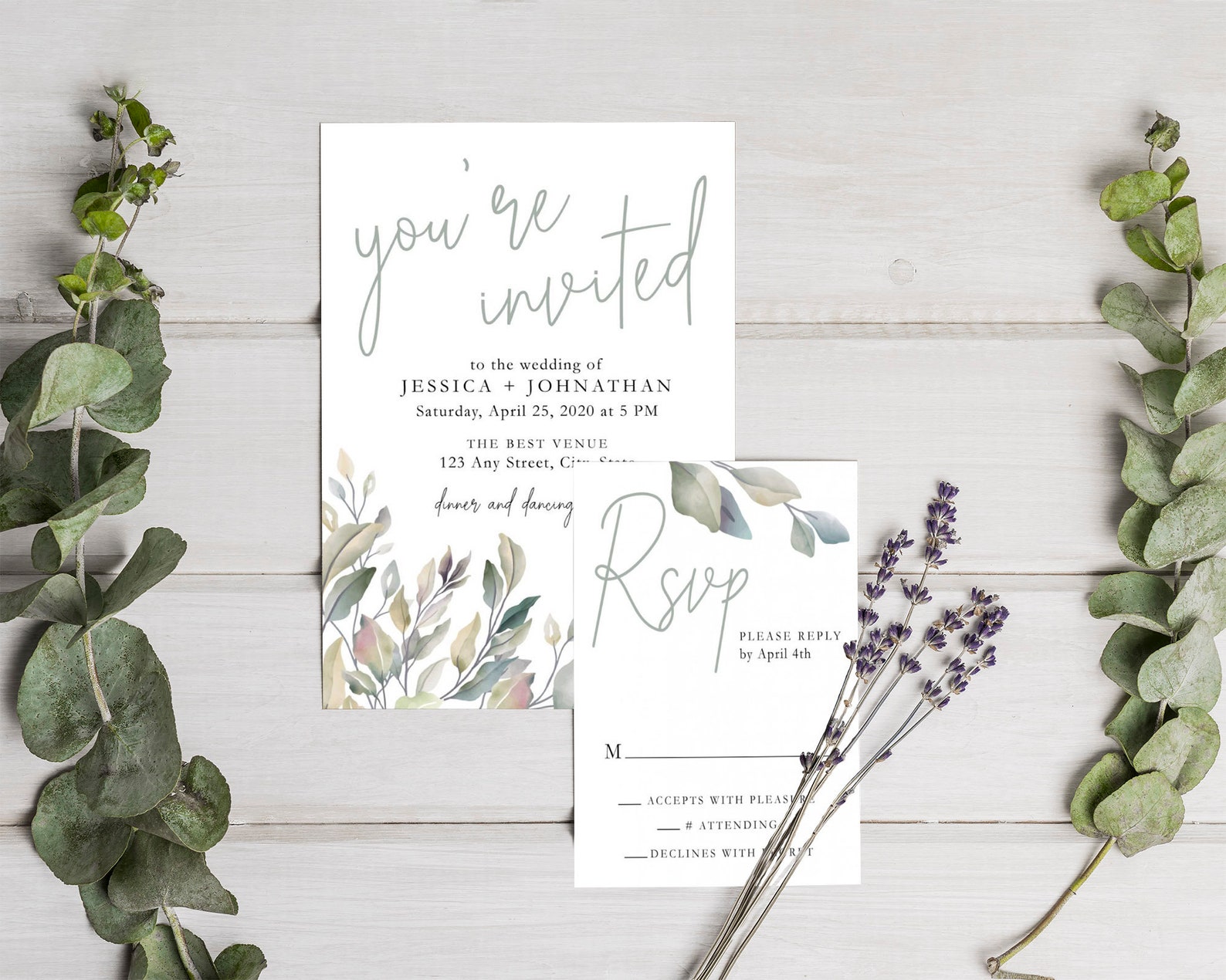 You re Invited Wedding Invitations RSVP Card Set Etsy You re Invited Wedding Invitations RSVP Card Set Etsy