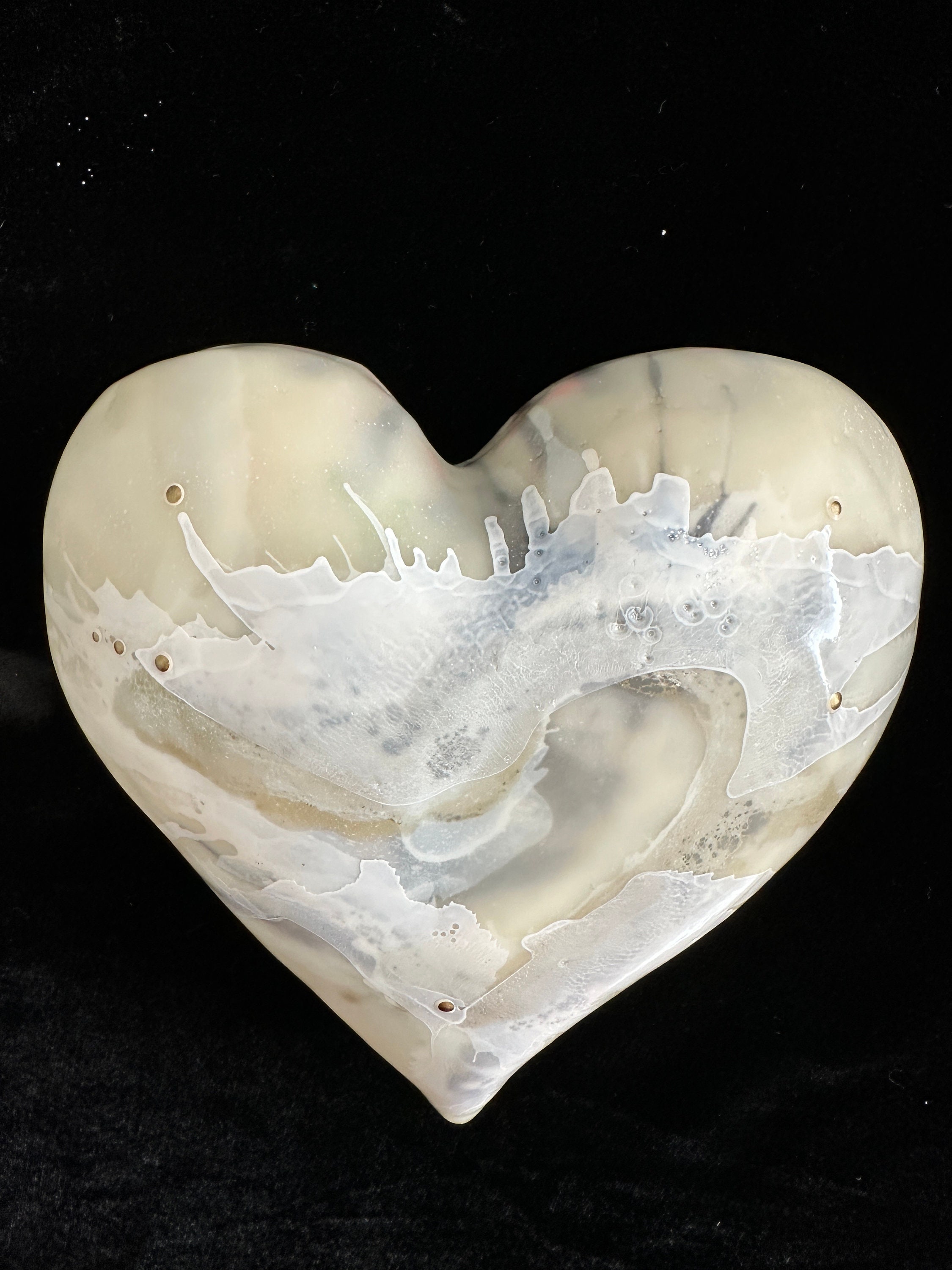Heart No. 67 | Original Encaustic Mixed Media Heart Wall Sculpture - Etsy