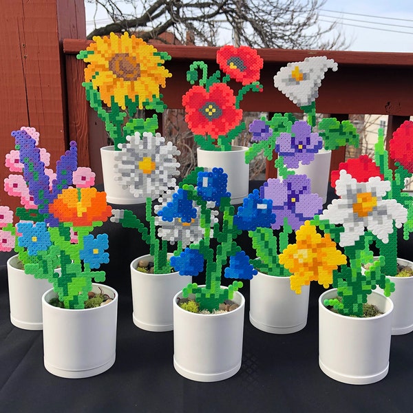 Flower Perler - Etsy