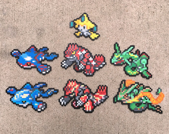 Gen 3 Legendary Weather Trio Kyogre Groudon Primal Rayquaza Mega ...