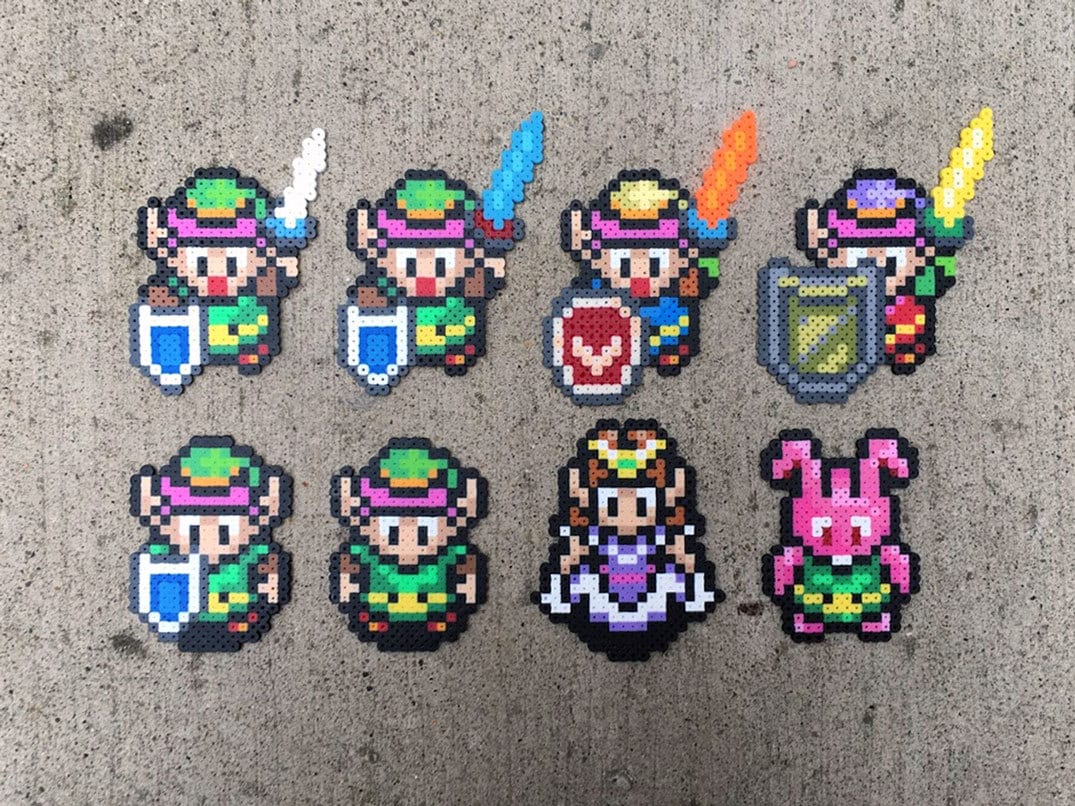 8 Bit Link Grid Sword