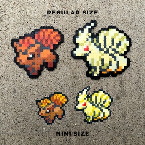 Vulpix Alolan Vulpix Ninetales Alolan Ninetales Pokemon Perler Bead ...