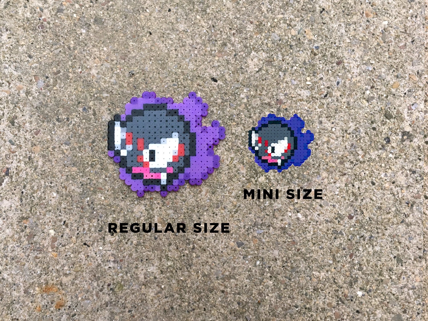 Gastly Haunter Gengar Mega Gengar Pokemon Perler - Etsy Denmark