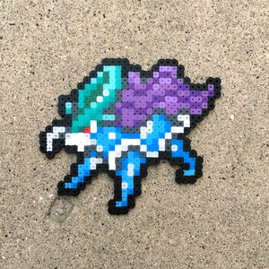 Gen 2 Legendary Beasts Trio Raikou Entei Suicune Pokemon Perler Bead ...