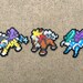 Gen 2 Legendary Beasts Trio Raikou Entei Suicune Pokemon Perler Bead ...