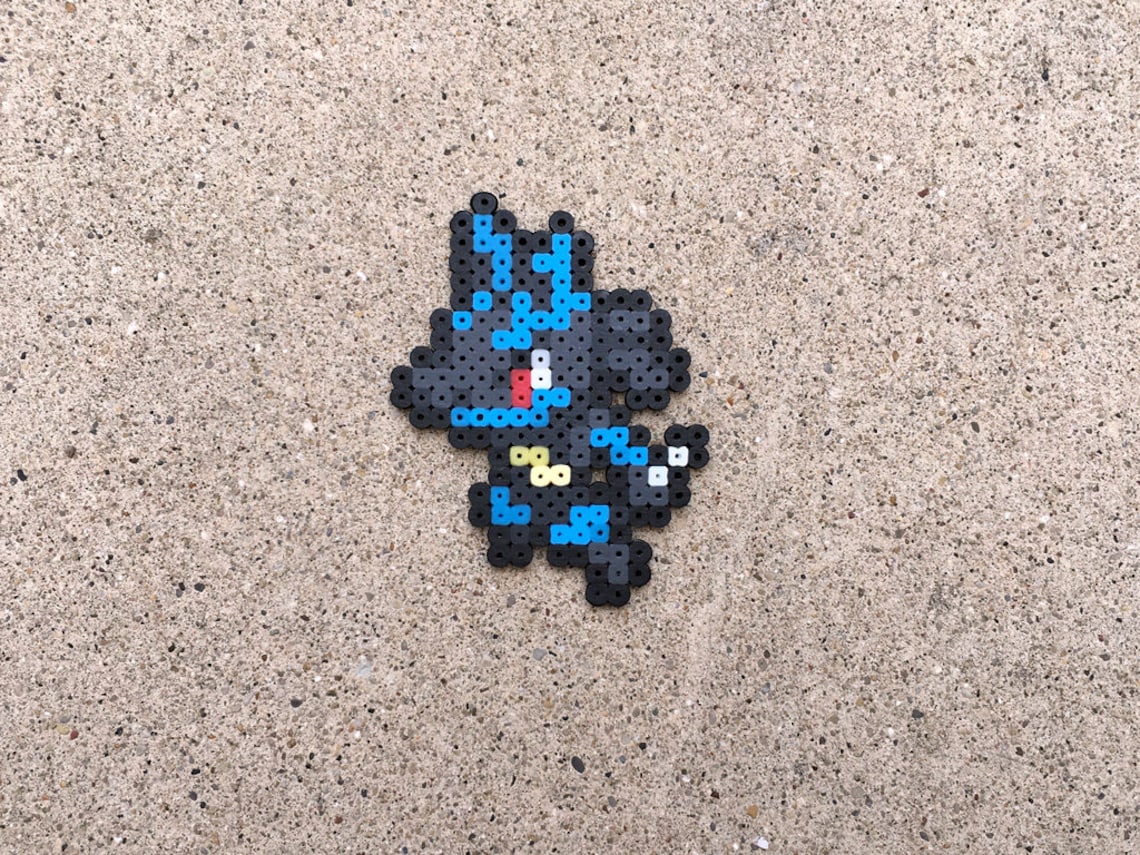 Riolu Lucario Mega Lucario Pokemon Perler Bead Fuse - Etsy