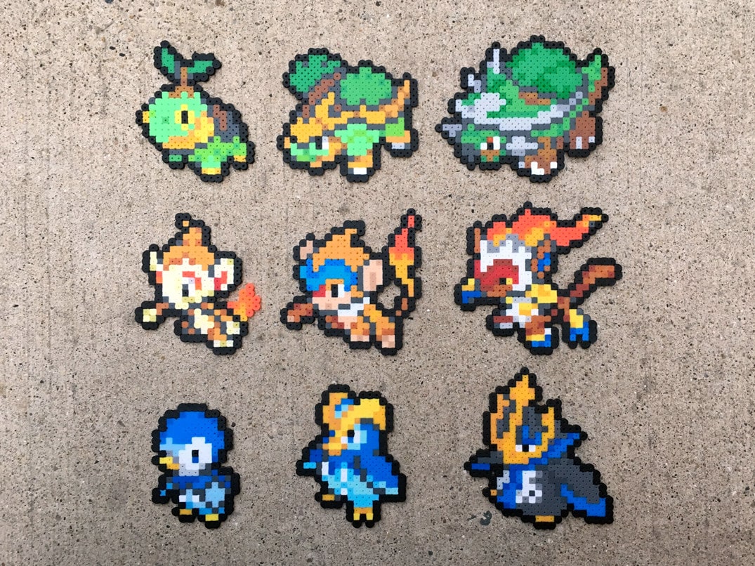 Pokemon Mega Sinnoh Starters