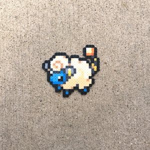 Mareep Flaaffy Ampharos Mega Ampharos Pokemon Perler Bead Fuse Bead ...
