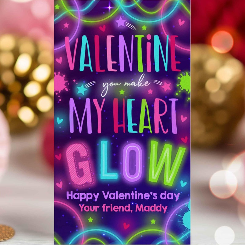 Valentines Day Glow Stick - Etsy