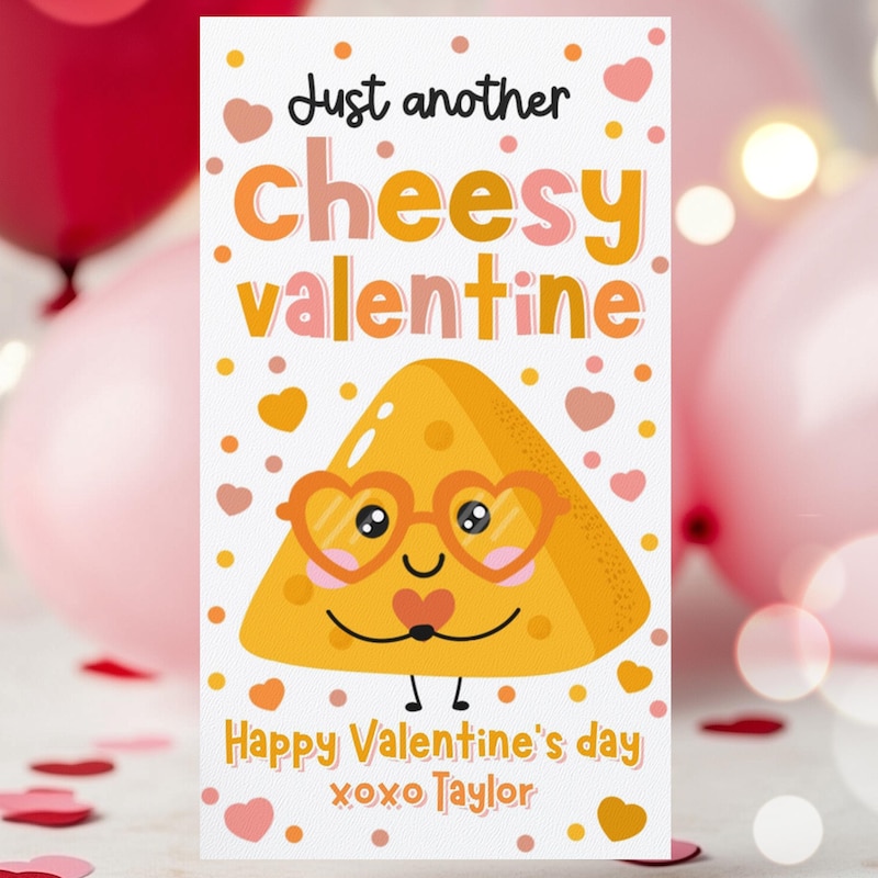 Cheesy Valentine Cards - Etsy
